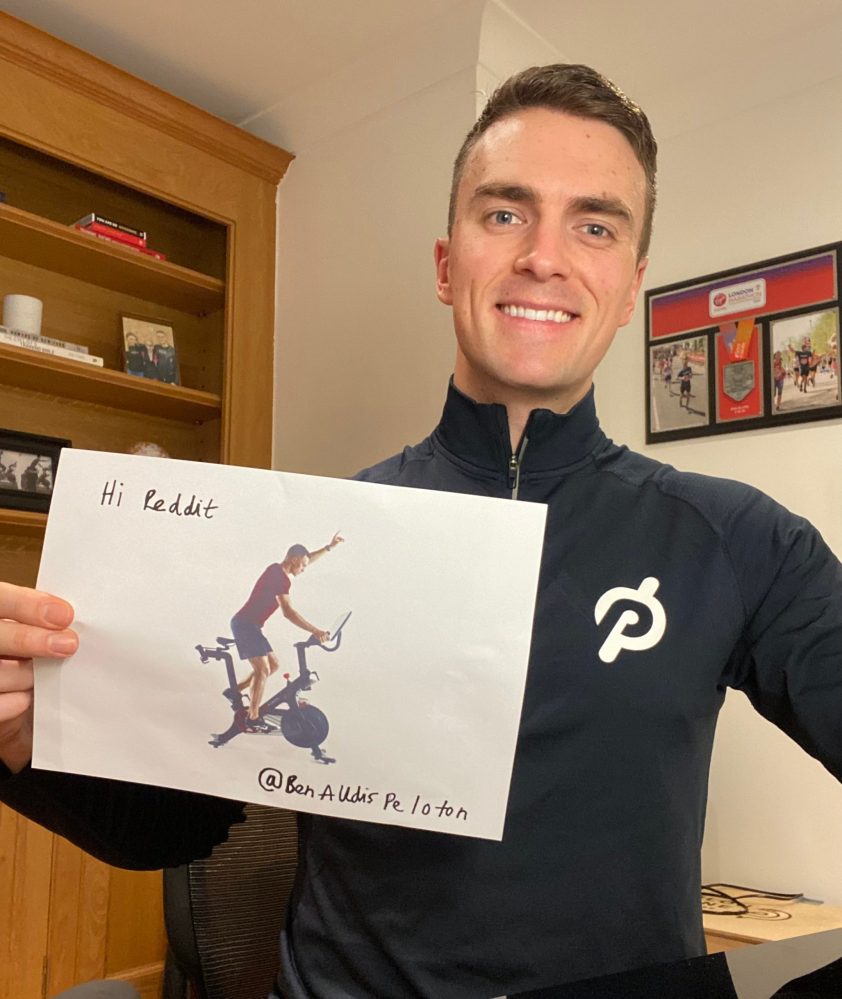 Peloton's Ben Alldis hosts 'ask me anything' on Reddit