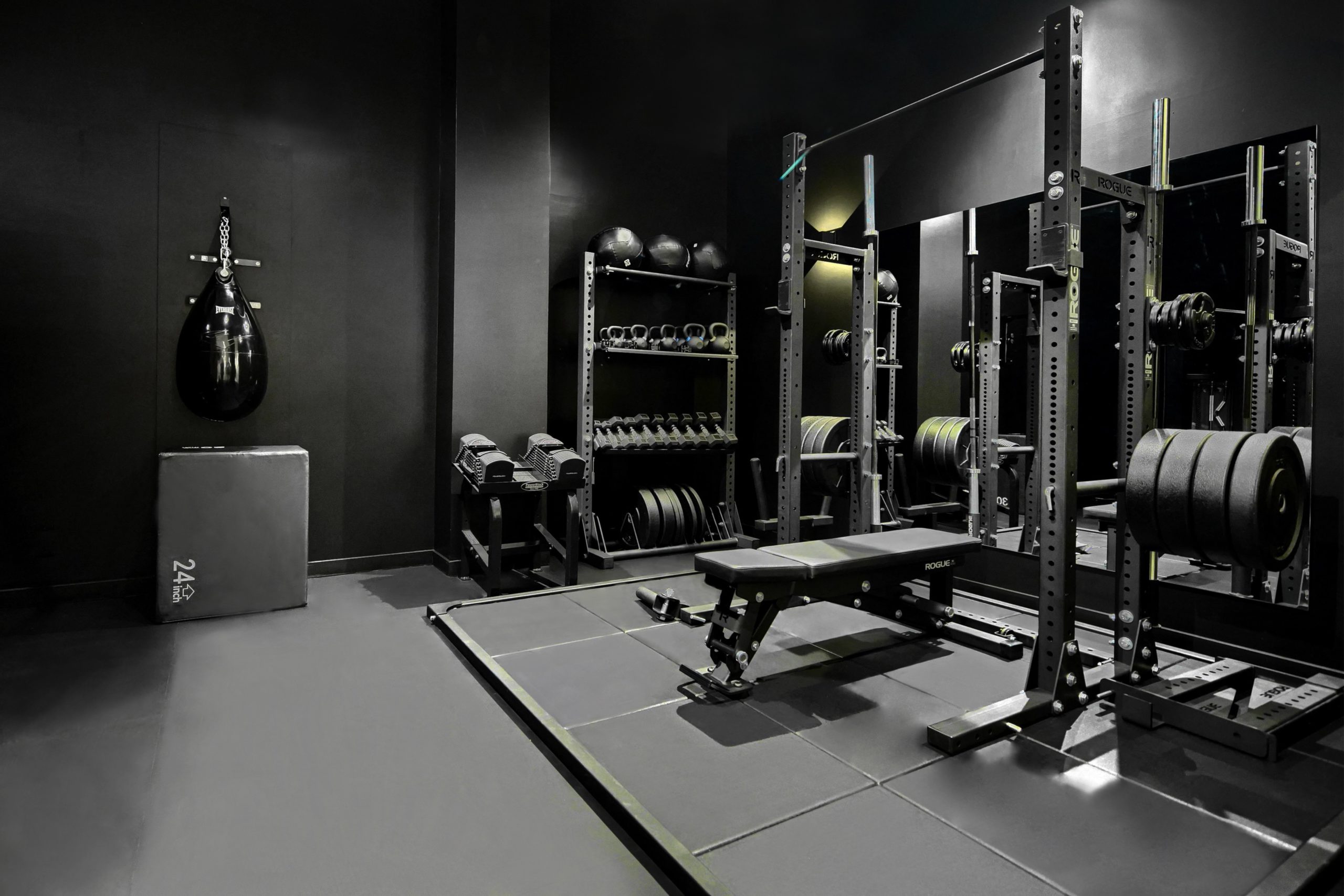 Weight Room Black And White