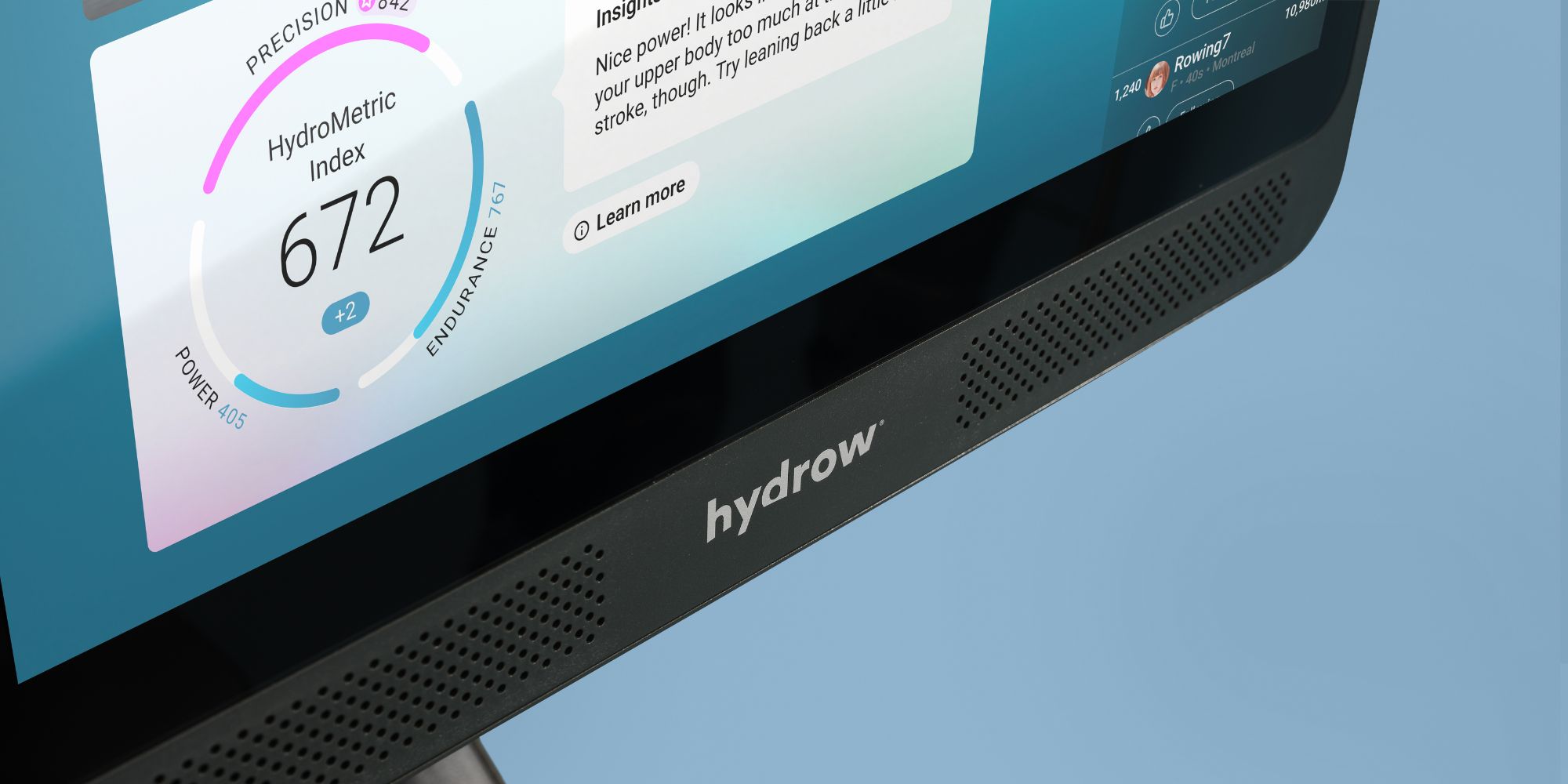 Hydrow announces new Arc Rower